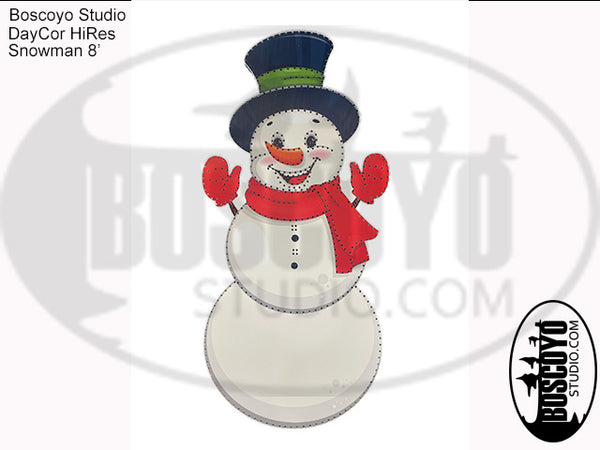 DayCor® HiRes Snowman 8' | Premium Quality Coro Props and Decor ...