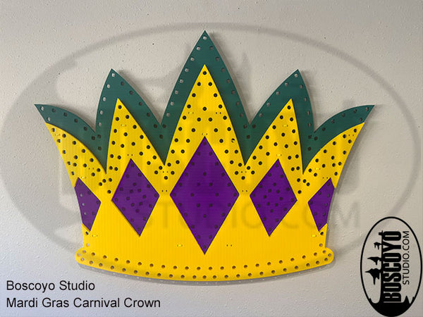 Mardi Gras Carnival Crown | Premium Quality Coro Props and Decor ...