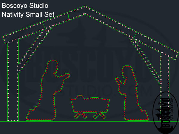 Nativity Scene 48" Small Set | Premium Quality Coro Props and Decor ...