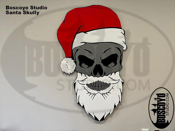 Santa Skully | Premium Quality Coro Props and Decor - Boscoyo Studio